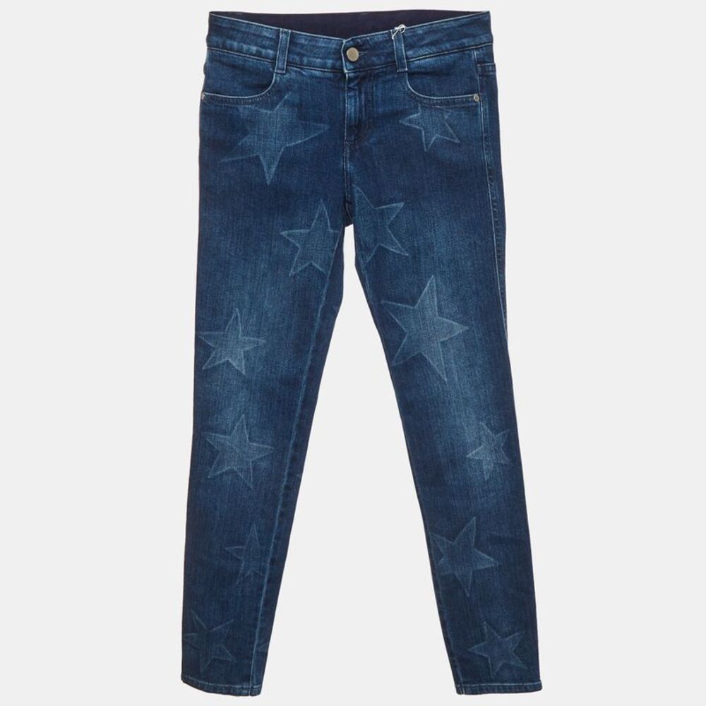 Stella McCartney | Jeans | Stella Mccartney Blue Denim Star Print Jeans ...